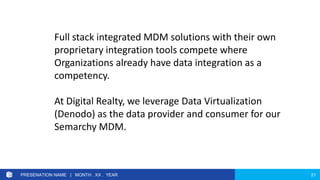 Master Data Management - Gartner Presentation | PPT