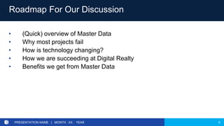 Master Data Management - Gartner Presentation | PPT