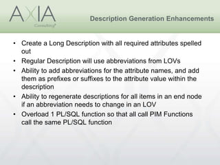 MDM: Integrating Oracle PIM & iStore | PPTX