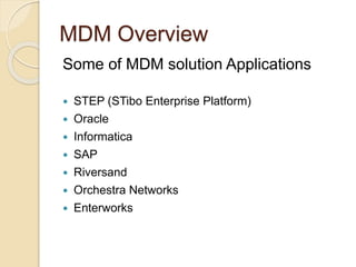 Mdm introduction | PPT | Free Download