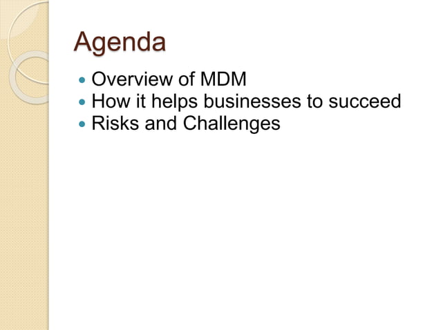 Mdm introduction | PPT