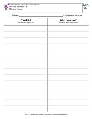 2012 Mission Report | PDF