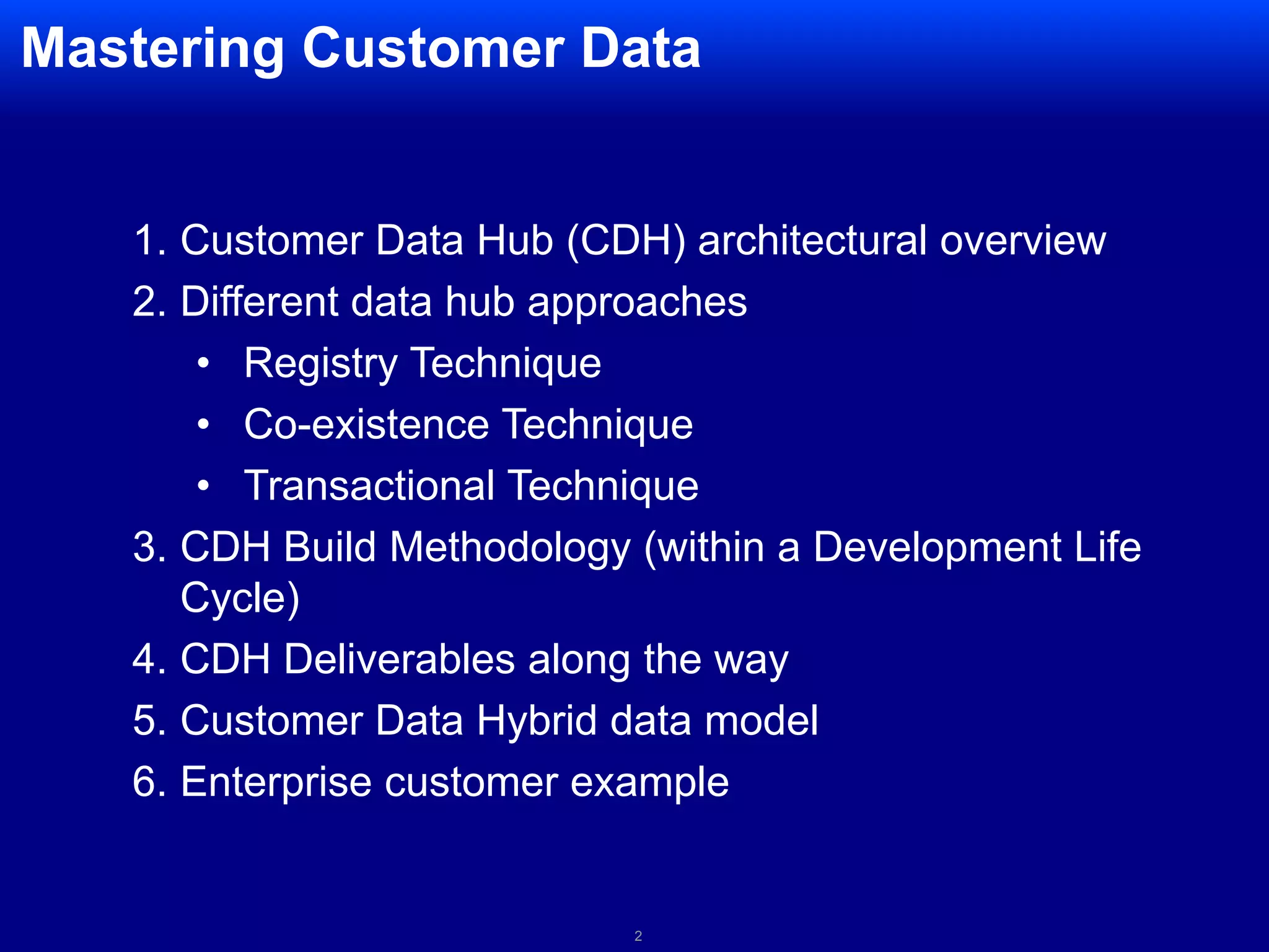 Master Data Management methodology | PPTX