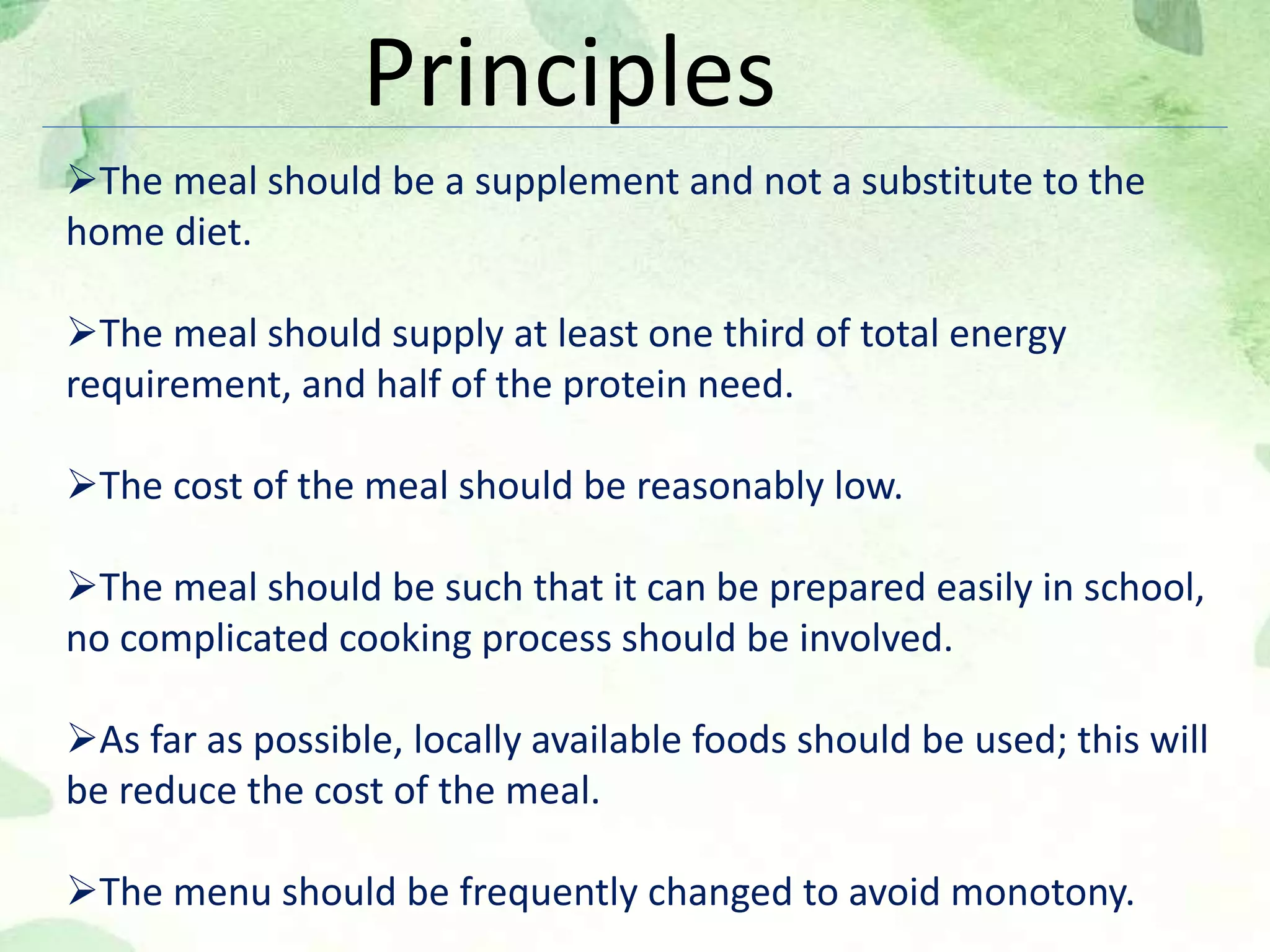 ppt presentation on mid day meal program | PPTX