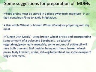 ppt presentation on mid day meal program | PPTX