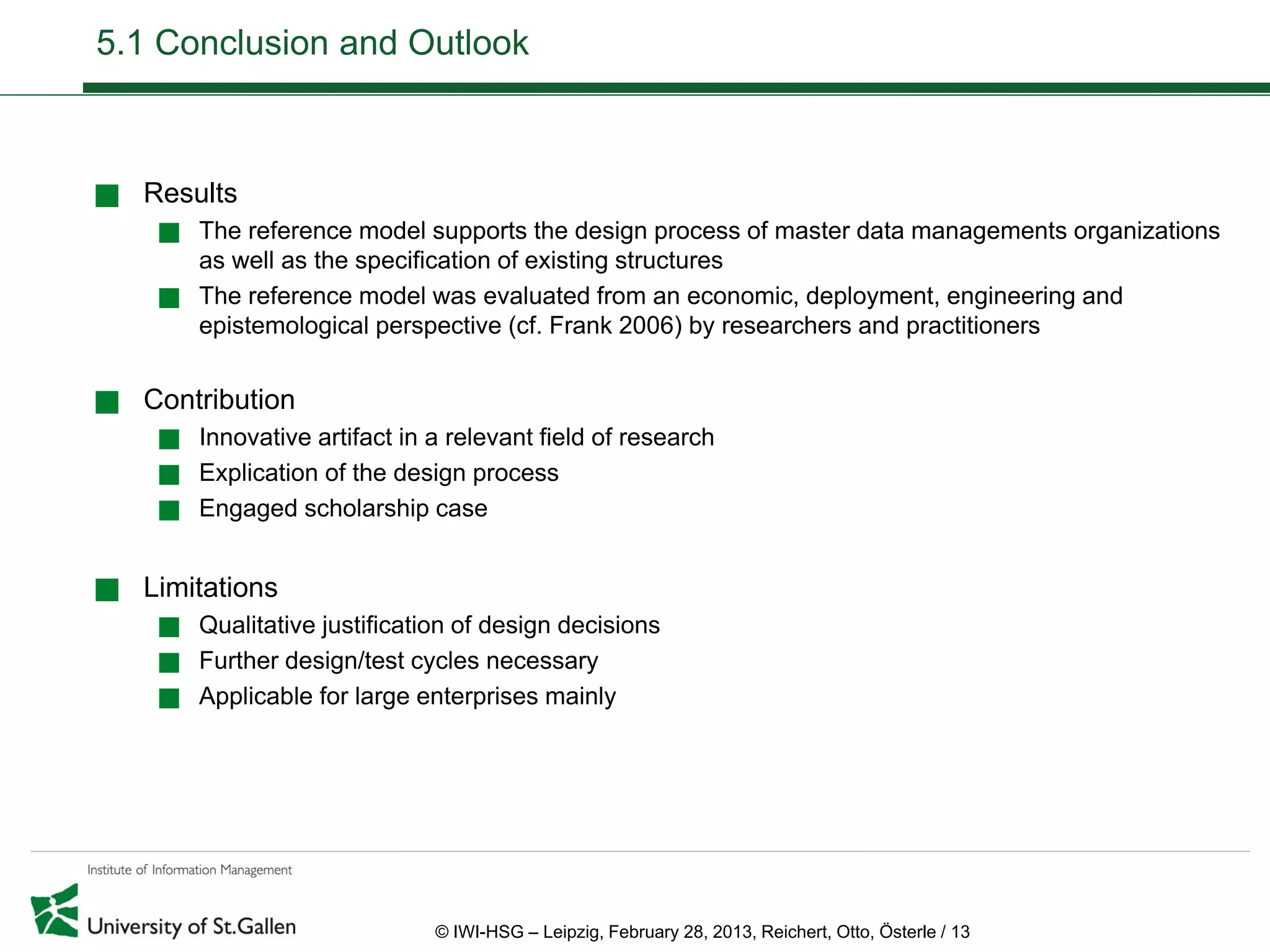 A Reference Process Model for Master Data Management | PDF