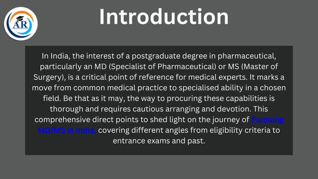 MD/MS in India: A Comprehensive Overview | PPT