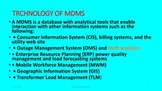 MD“Over view of Meter data acquisition system and Meter Data Management ...