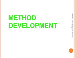 HPLC Method Development & Method Validation (mr.s) | PPTX