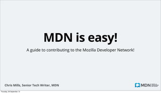 MDN is easy! | PPT