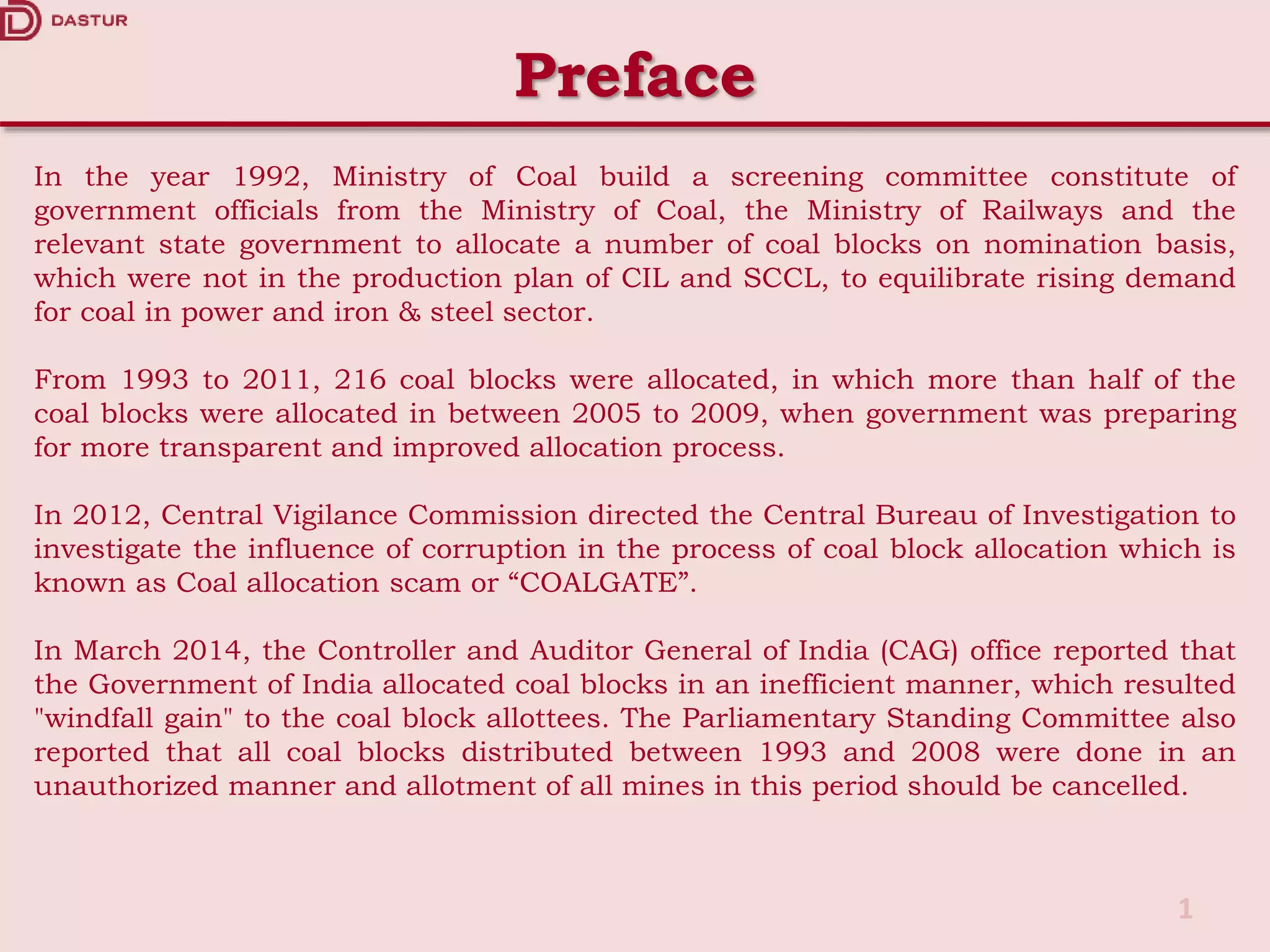 MDO Concept - An answer to Indian captive coal mining | PPTX