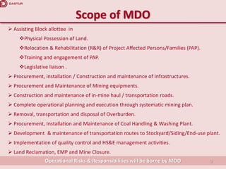 MDO Concept - An answer to Indian captive coal mining | PPTX