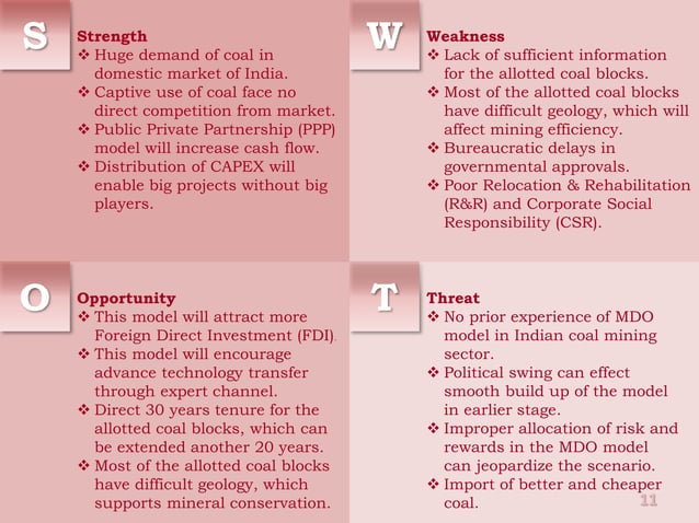 MDO Concept - An answer to Indian captive coal mining | PPTX