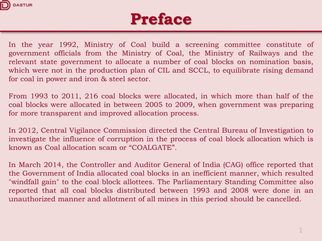MDO Concept - An answer to Indian captive coal mining | PPTX