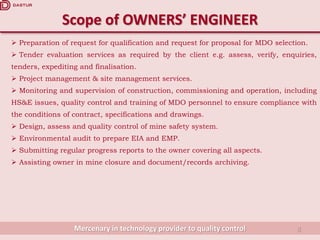 MDO Concept - An answer to Indian captive coal mining | PPTX