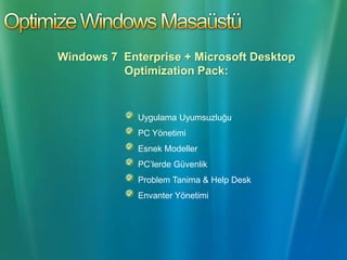 Mdop - Microsoft Masaüstü Optimizasyon Paketi | PPT