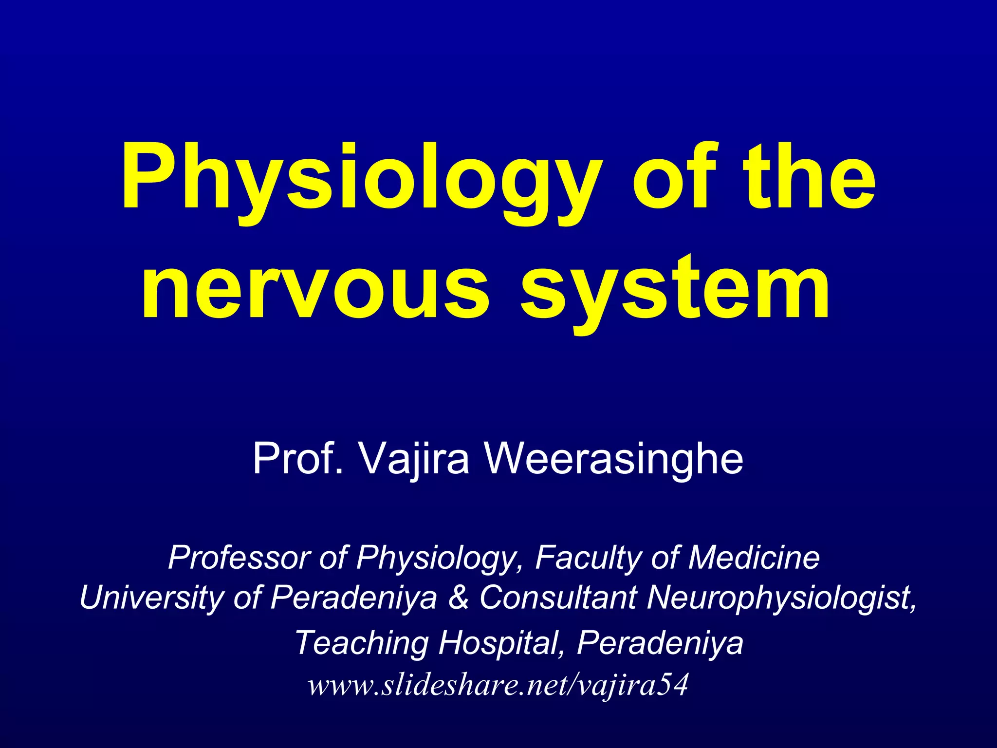 Md ophth neurophysiology | PPT