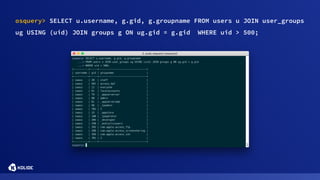 Exploring, understanding and monitoring macOS activity with osquery | PDF