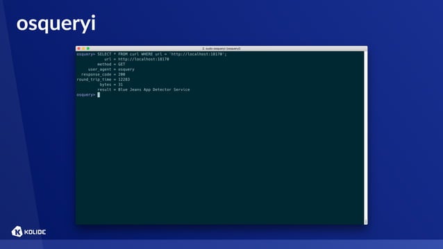 Exploring, understanding and monitoring macOS activity with osquery | PDF