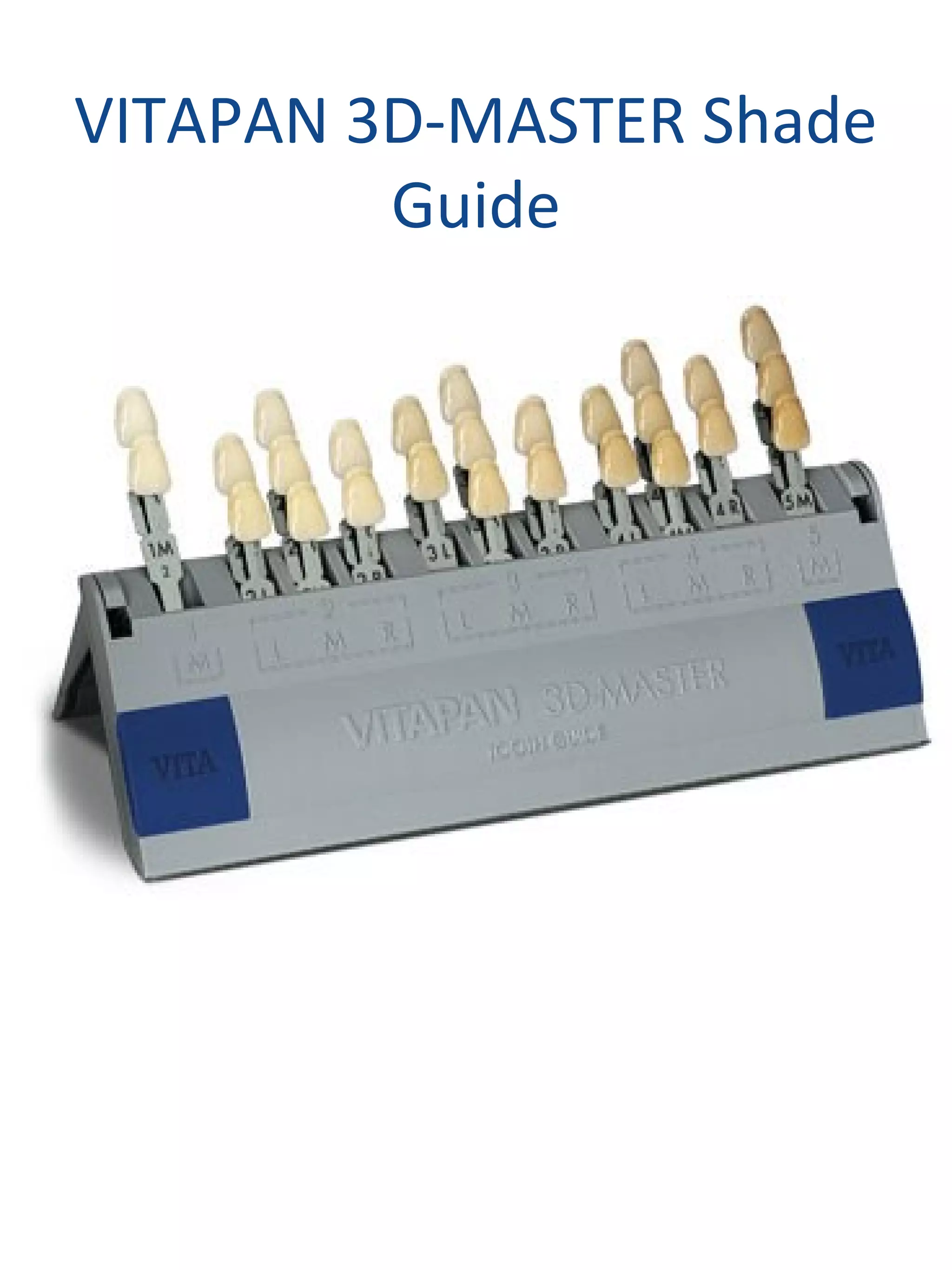 Shade selection for FPD | PPT
