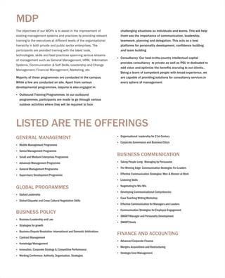 Management Development Programme Guide | PDF