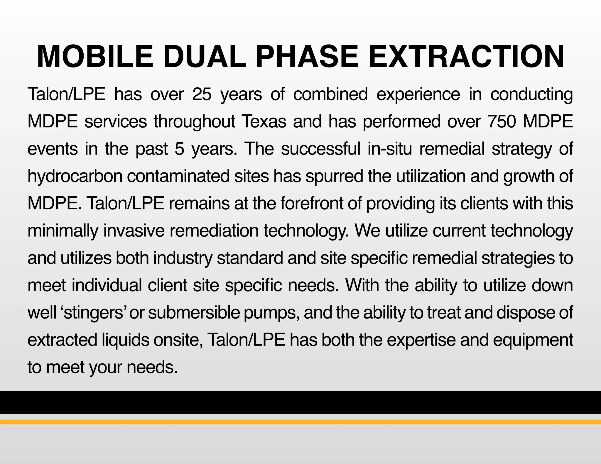 Mobile Dual Phase Extraction | PDF