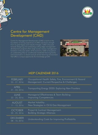 Management Development Programs Schedule 2016 | PDF
