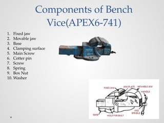 Bench vice PPT for mechanical engineering | PPTX