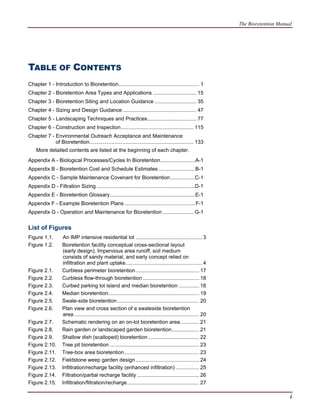 MD: Prince George's County: Bioretention Manual | PDF