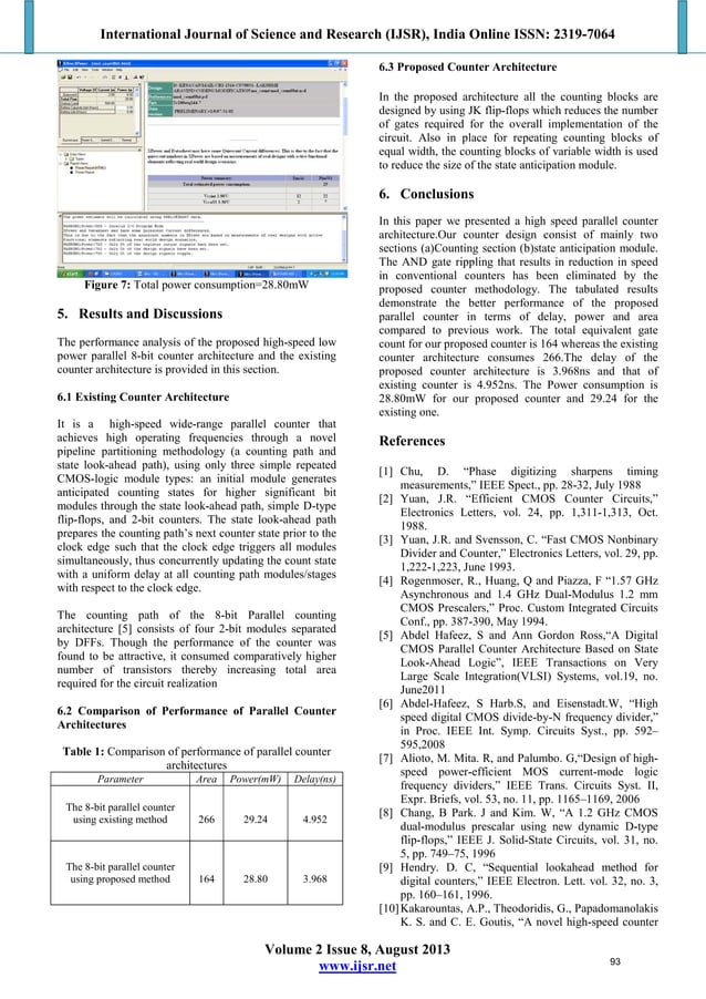 Low Power Area Efficient Parallel Counter Architecture Pdf Programming Languages Computing