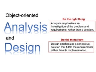 Object oriented analysis | PPT
