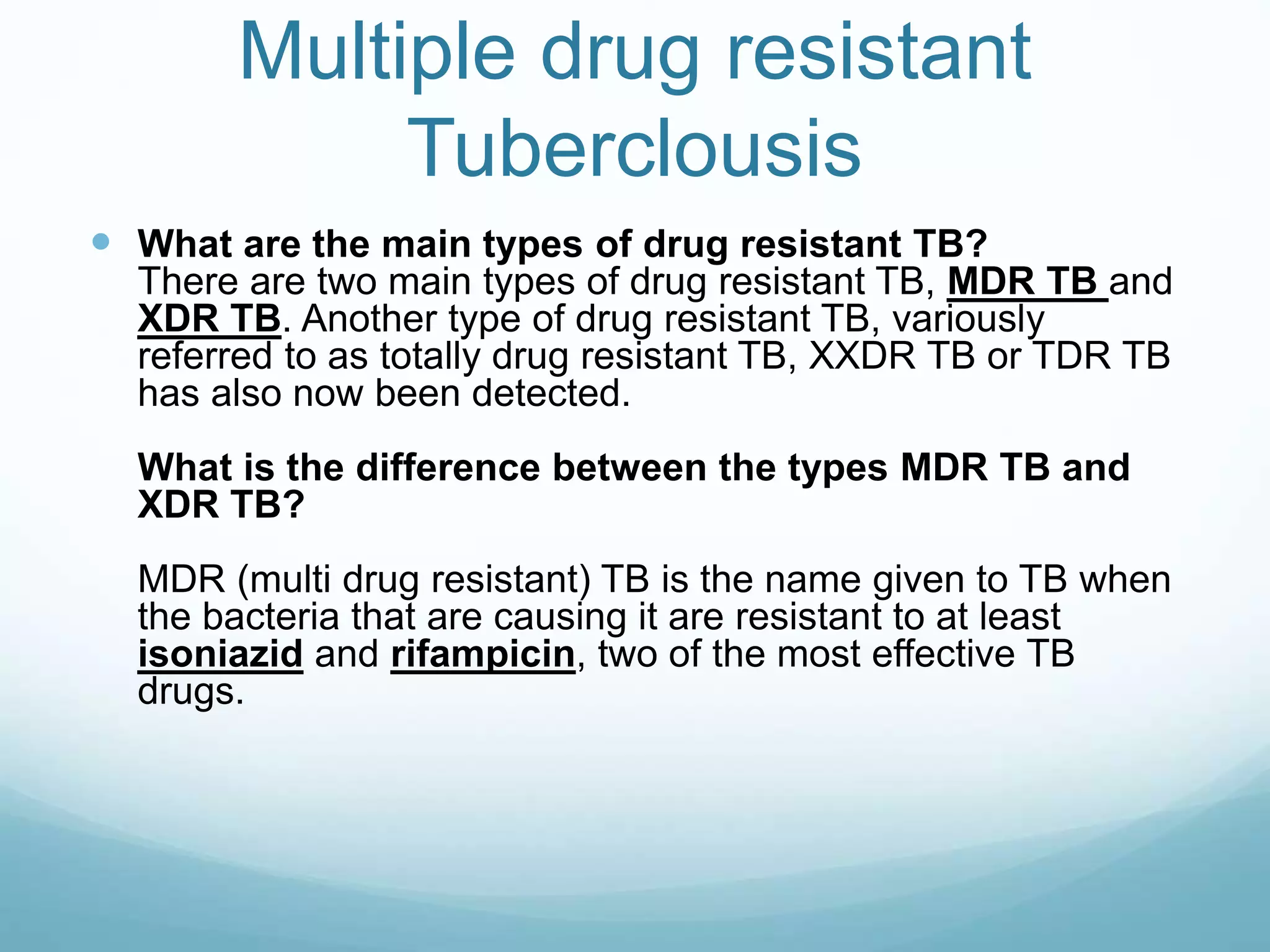 Multiple drug resistance | PPTX