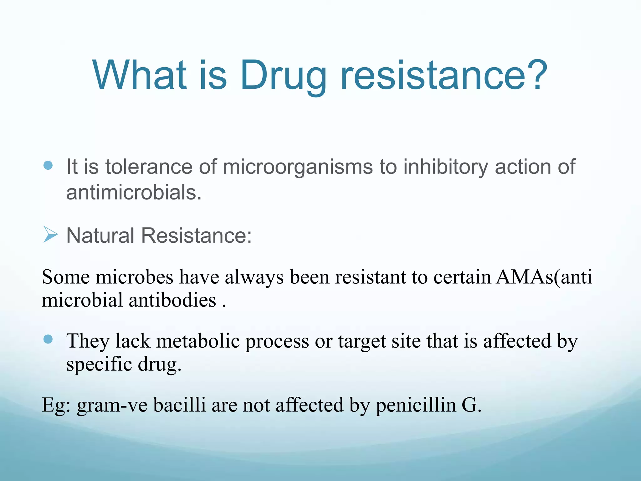 Multiple drug resistance | PPTX