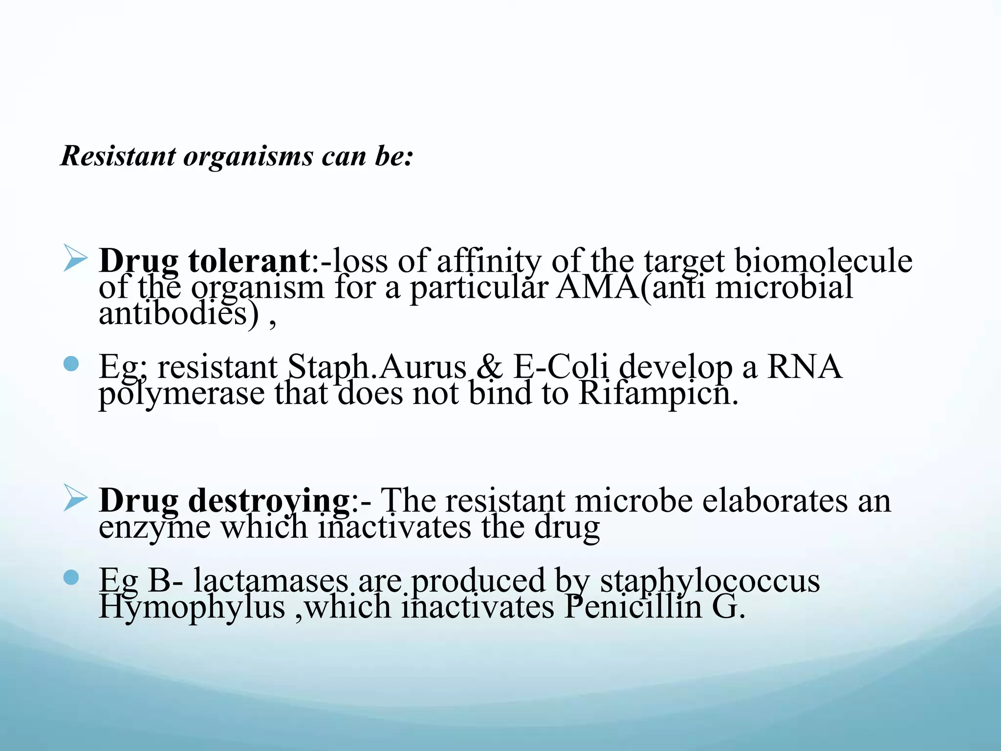 Multiple drug resistance | PPTX