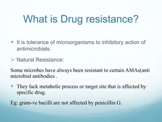 Multiple drug resistance | PPTX