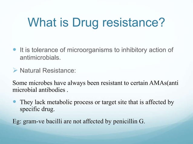 Multiple drug resistance | PPTX | Infectious Diseases | Diseases and ...