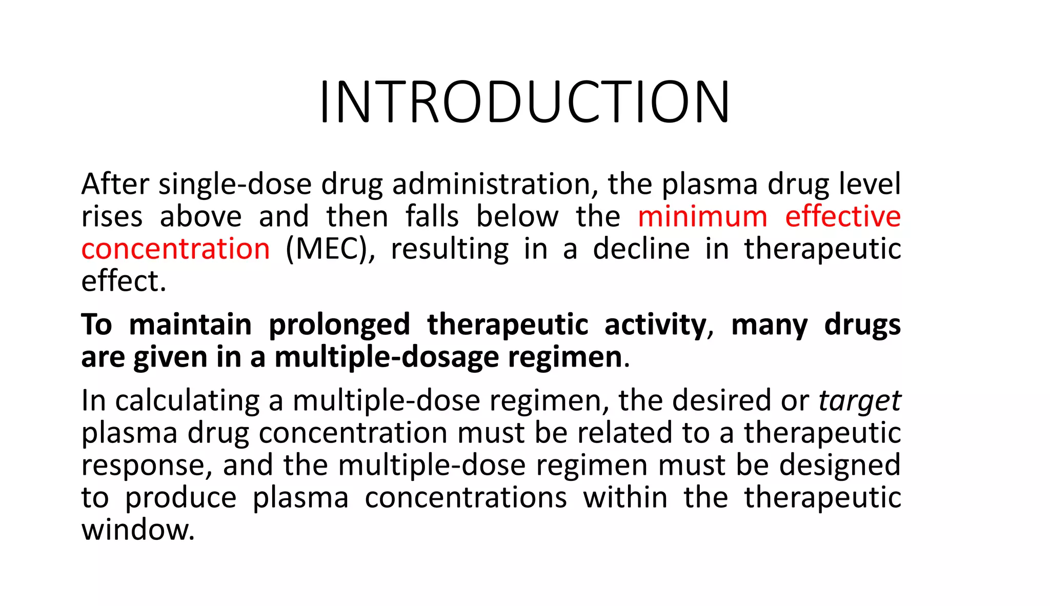 Multiple Dosage regimen | PPTX