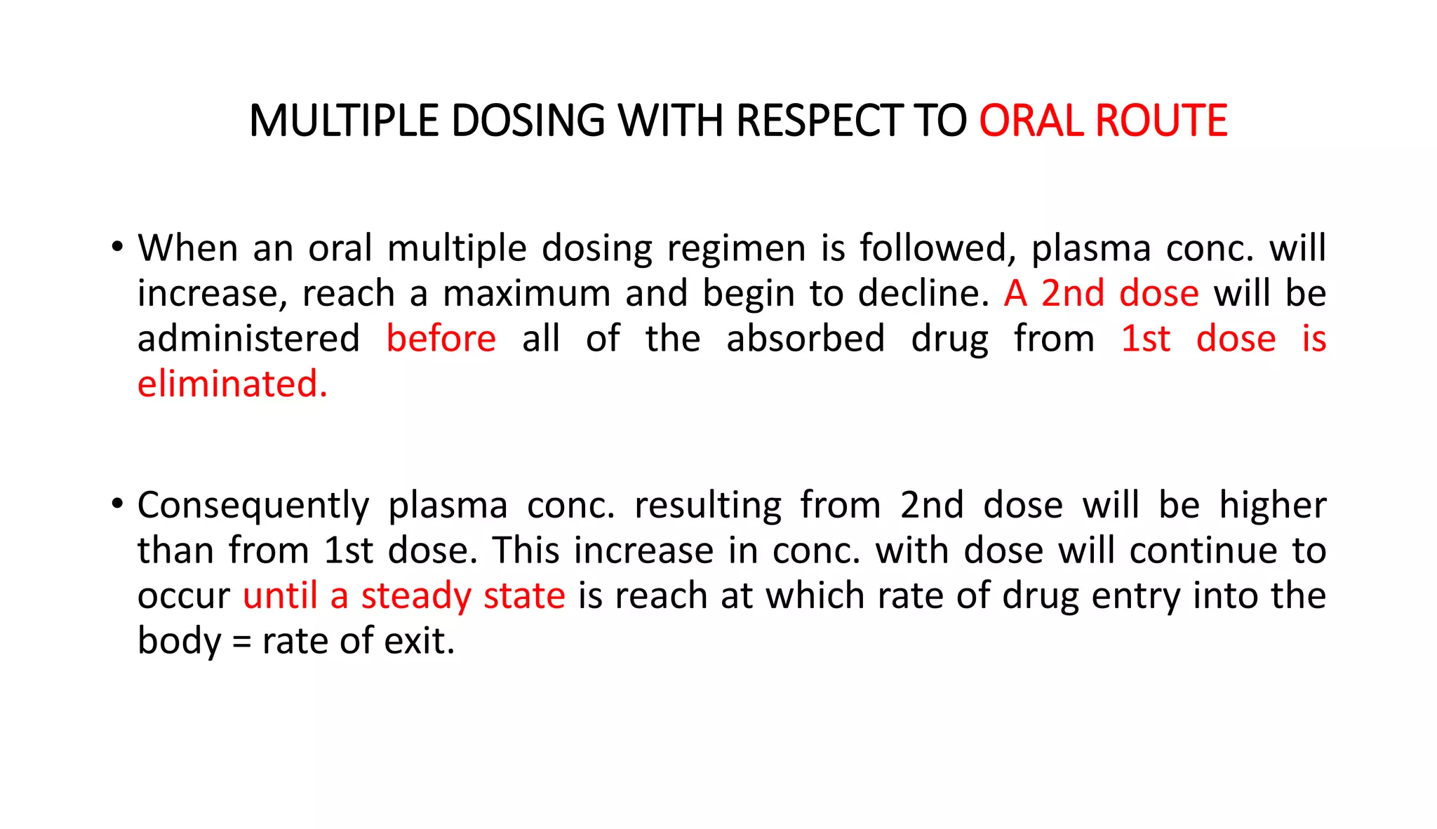 Multiple Dosage regimen | PPTX