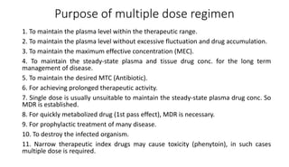 Multiple Dosage regimen | PPTX