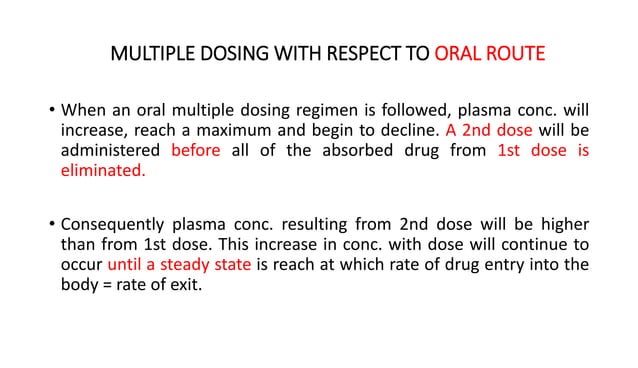 Multiple Dosage regimen | PPTX
