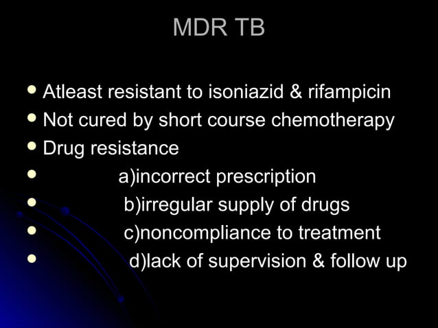 MDR-TB | PPT