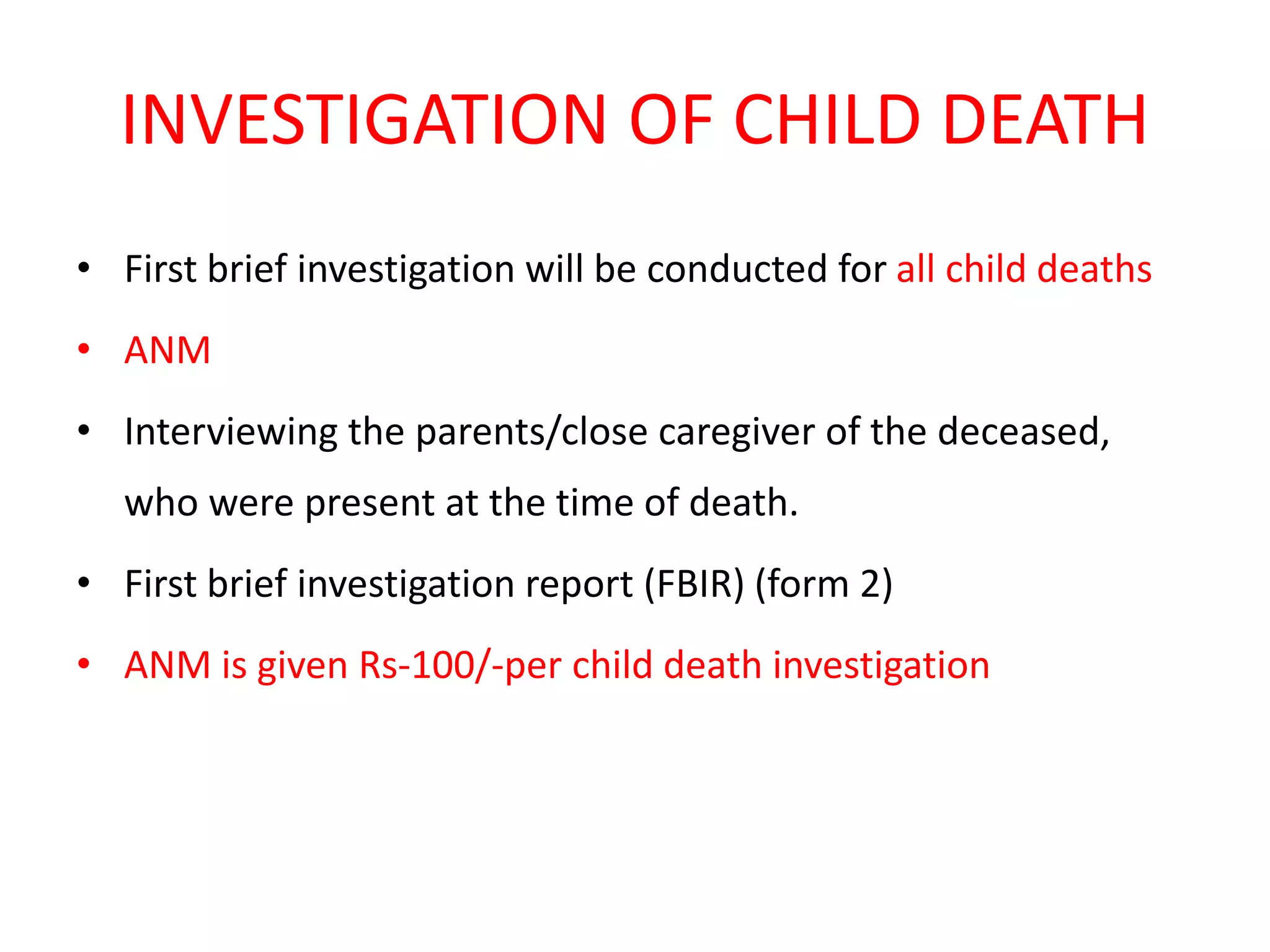 MATERNAL DEATH REVIEW AND CHILD DEATH REVIEW | PPTX