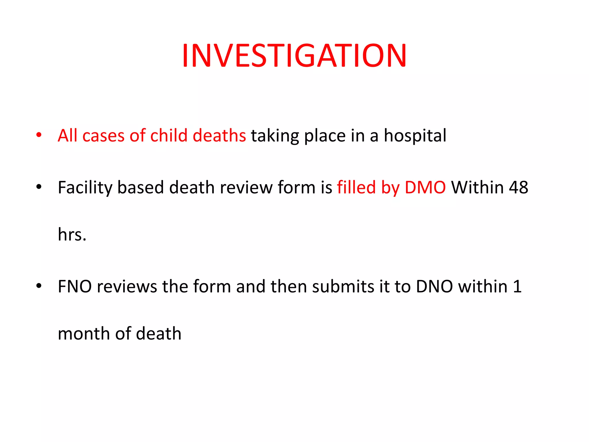 MATERNAL DEATH REVIEW AND CHILD DEATH REVIEW | PPTX