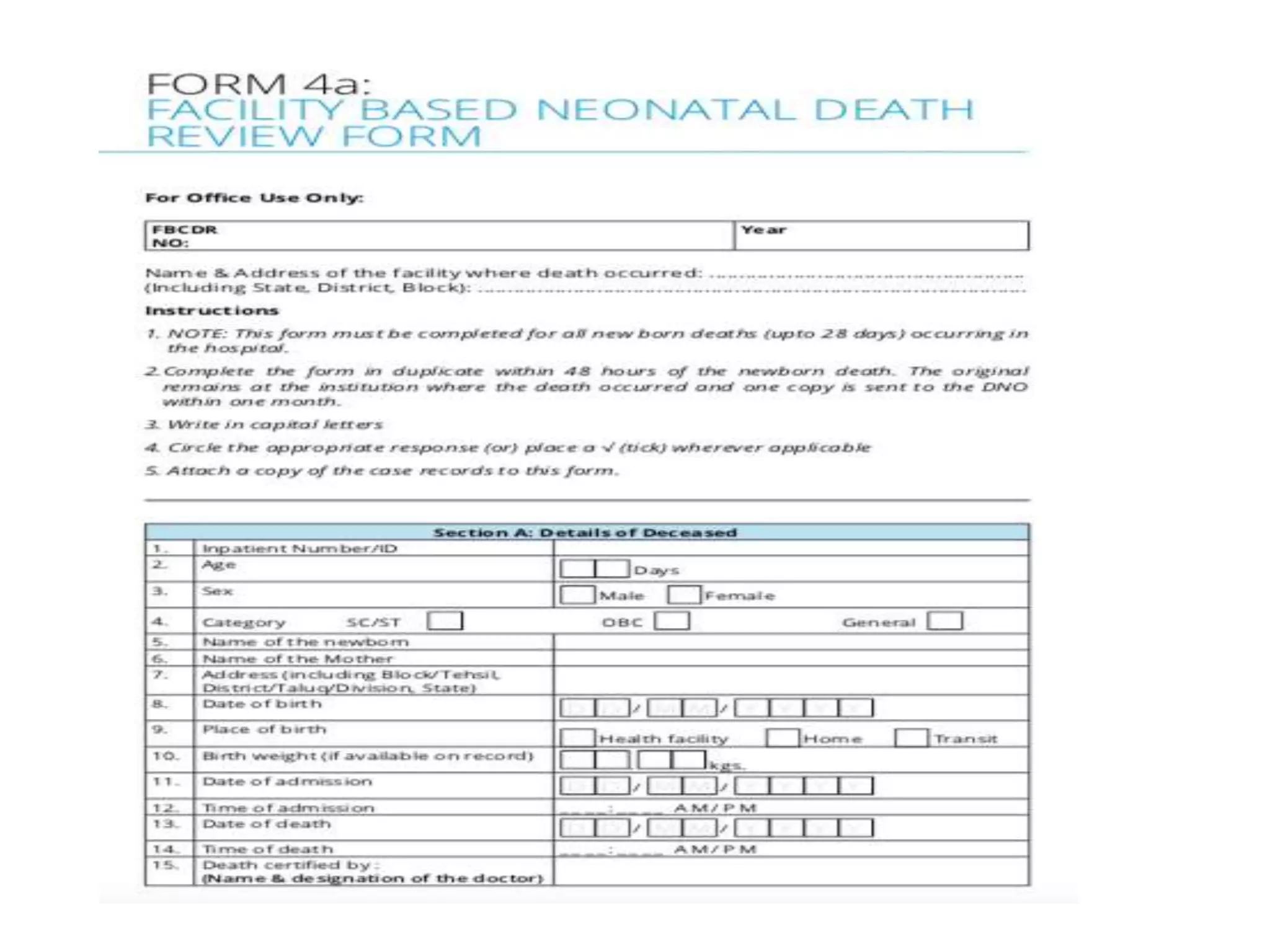 MATERNAL DEATH REVIEW AND CHILD DEATH REVIEW | PPTX