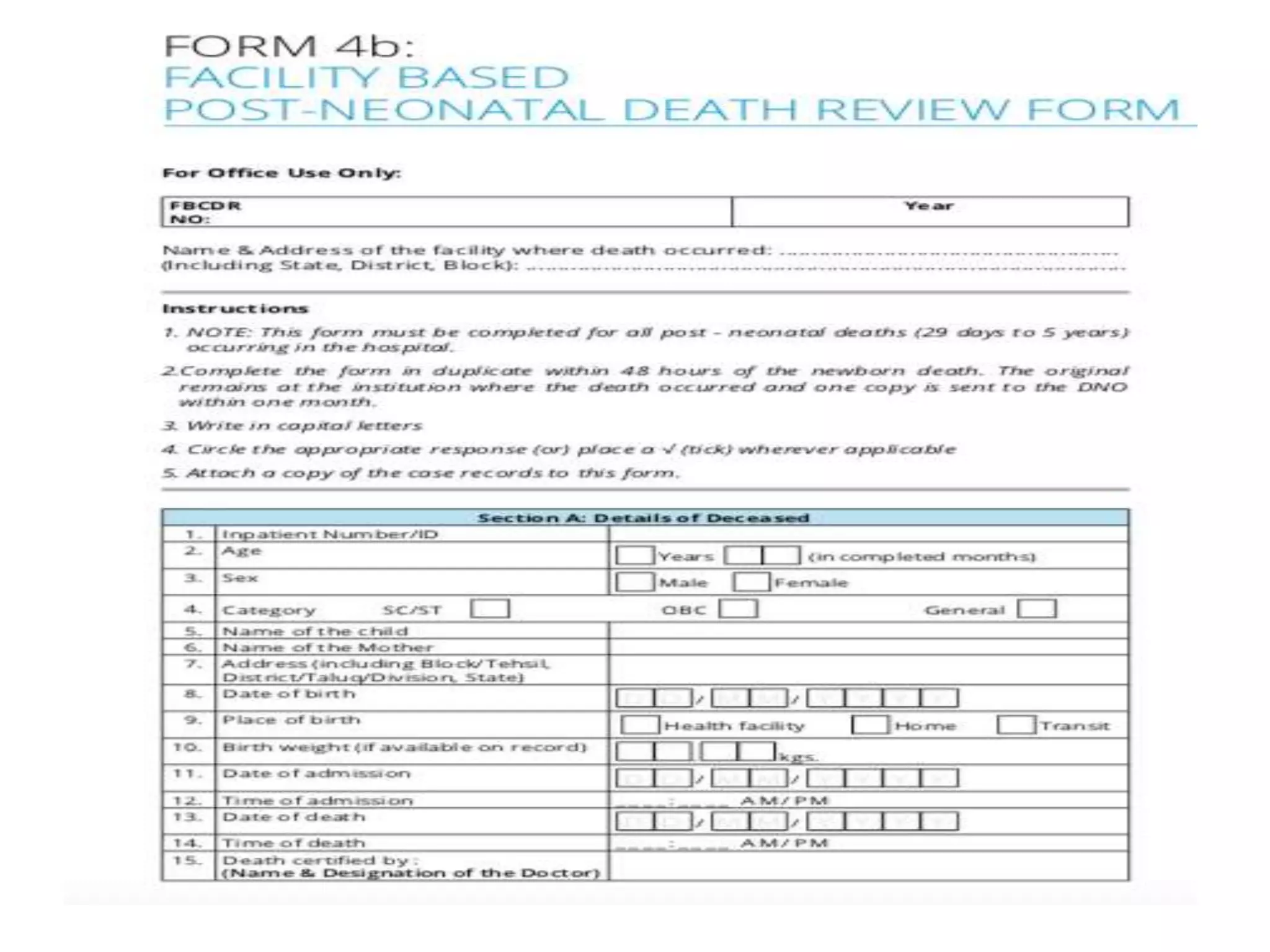 MATERNAL DEATH REVIEW AND CHILD DEATH REVIEW | PPTX