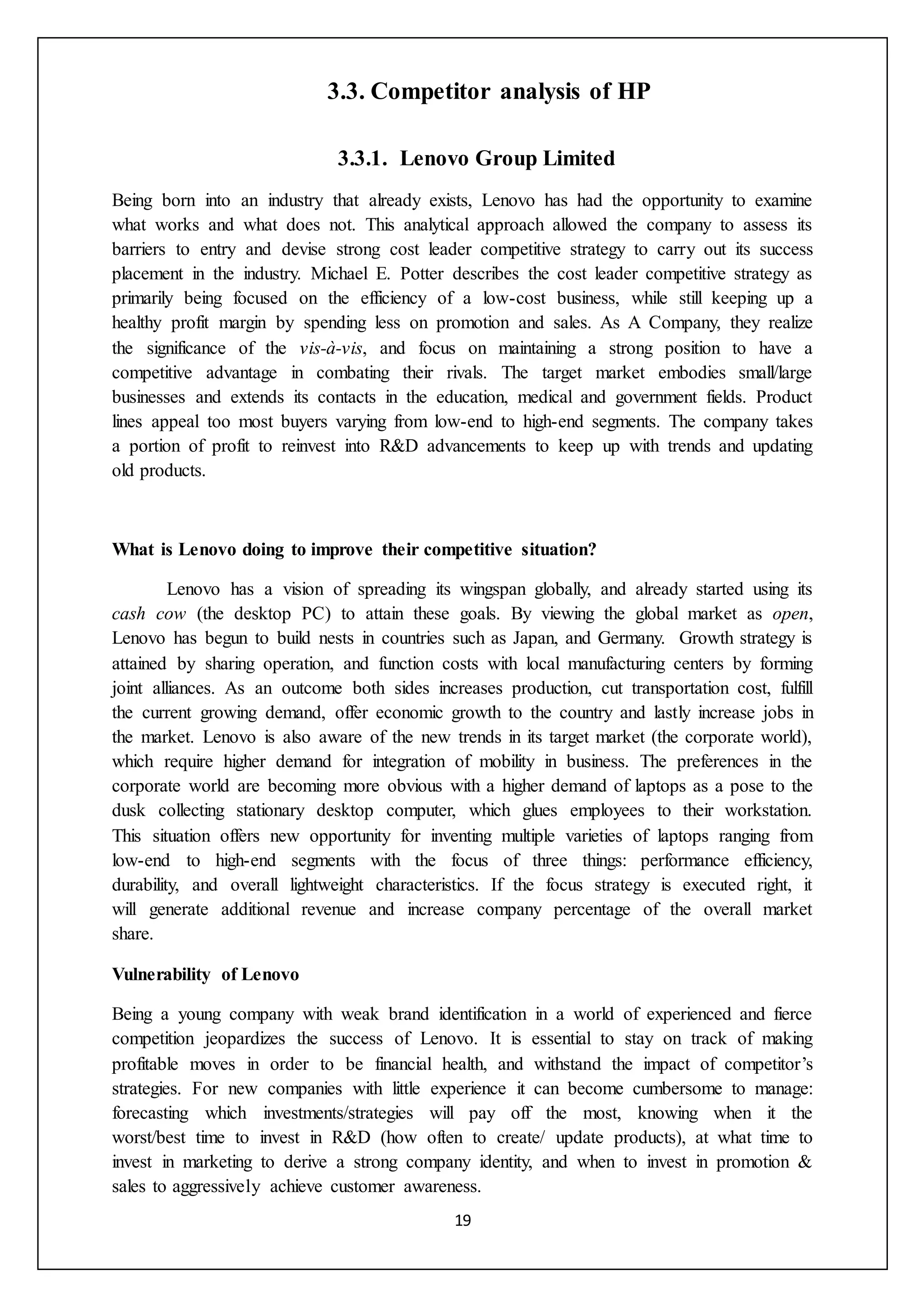 Project on HP | DOCX