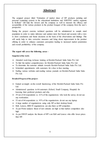 Project on HP | DOCX