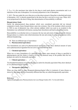 Designing of Dosage Regimen and Multiple Dosage Regimens | PDF