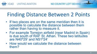 Air Navigation - Measuring Tracks and Distance | PPTX