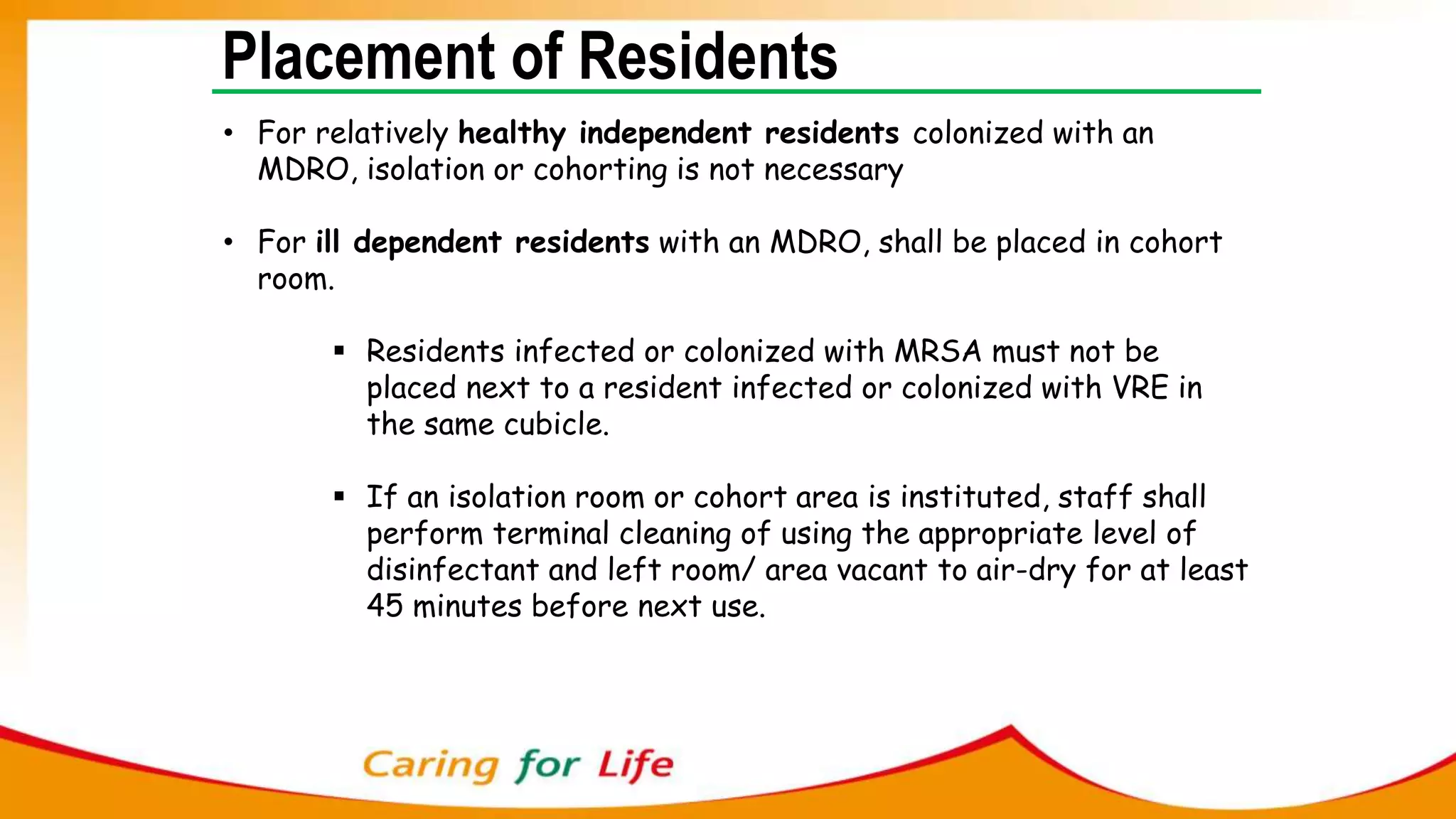 Management of Multi-Drugs Resistant Organisms | PPTX